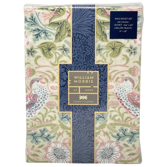 WILLIAM MORRIS at Home | Bedding | William Morris King Cotton Percale ...